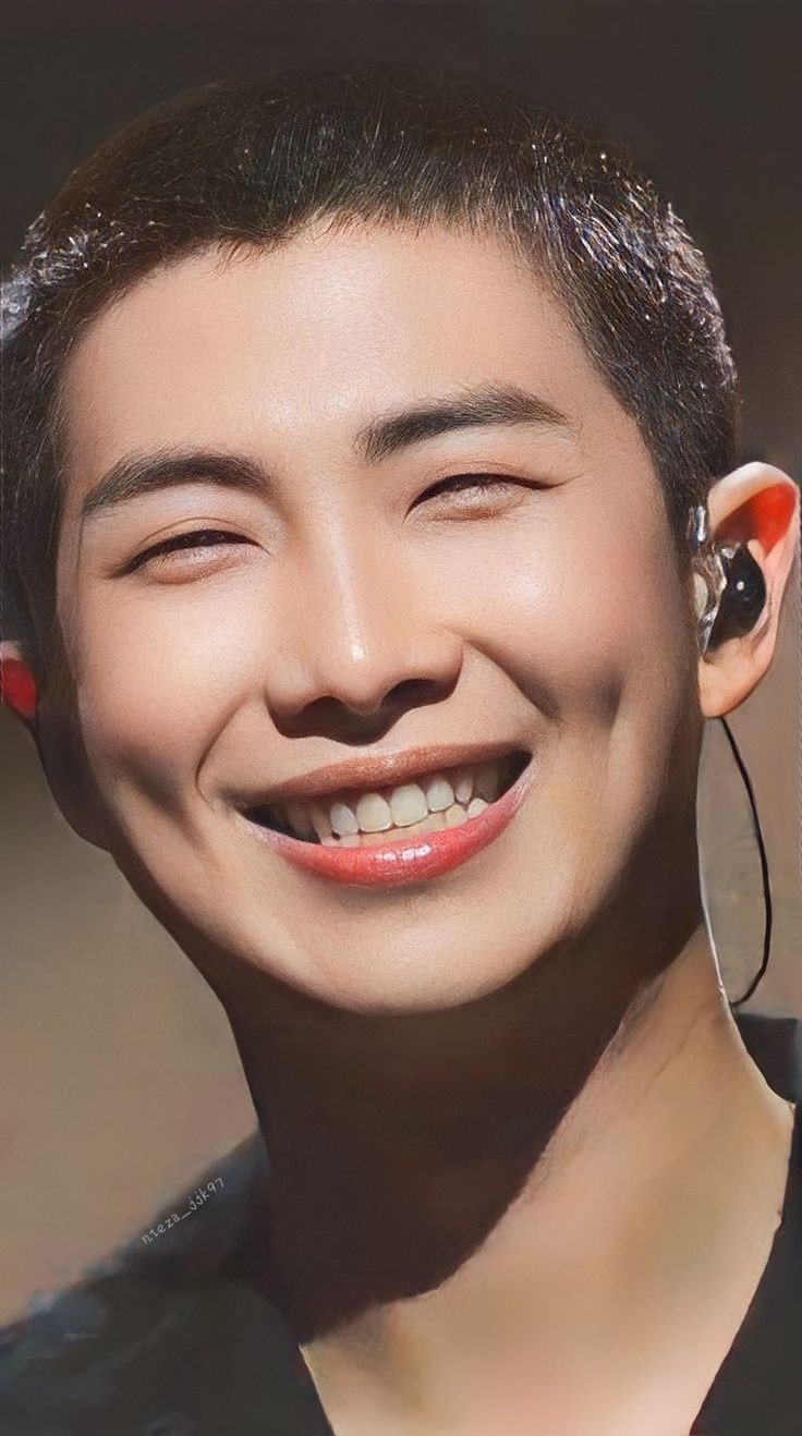BTS Community Post - I love Namjoon's dimpled smile ️🥹