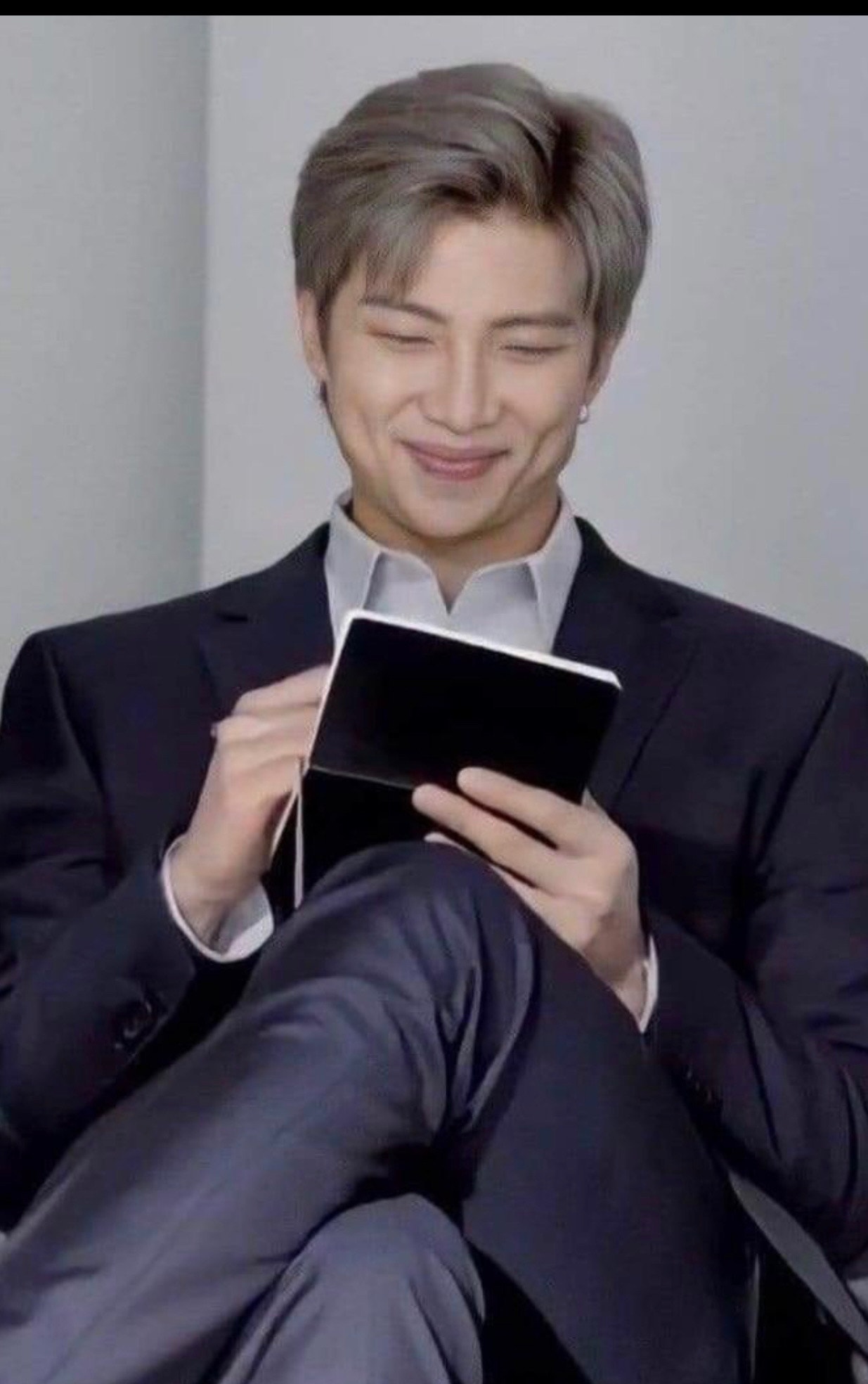 BTS Community Post - Goodnight BTS 💜 Goodnight lovely ARMYs 💜 Joonie just what are you smiling ...