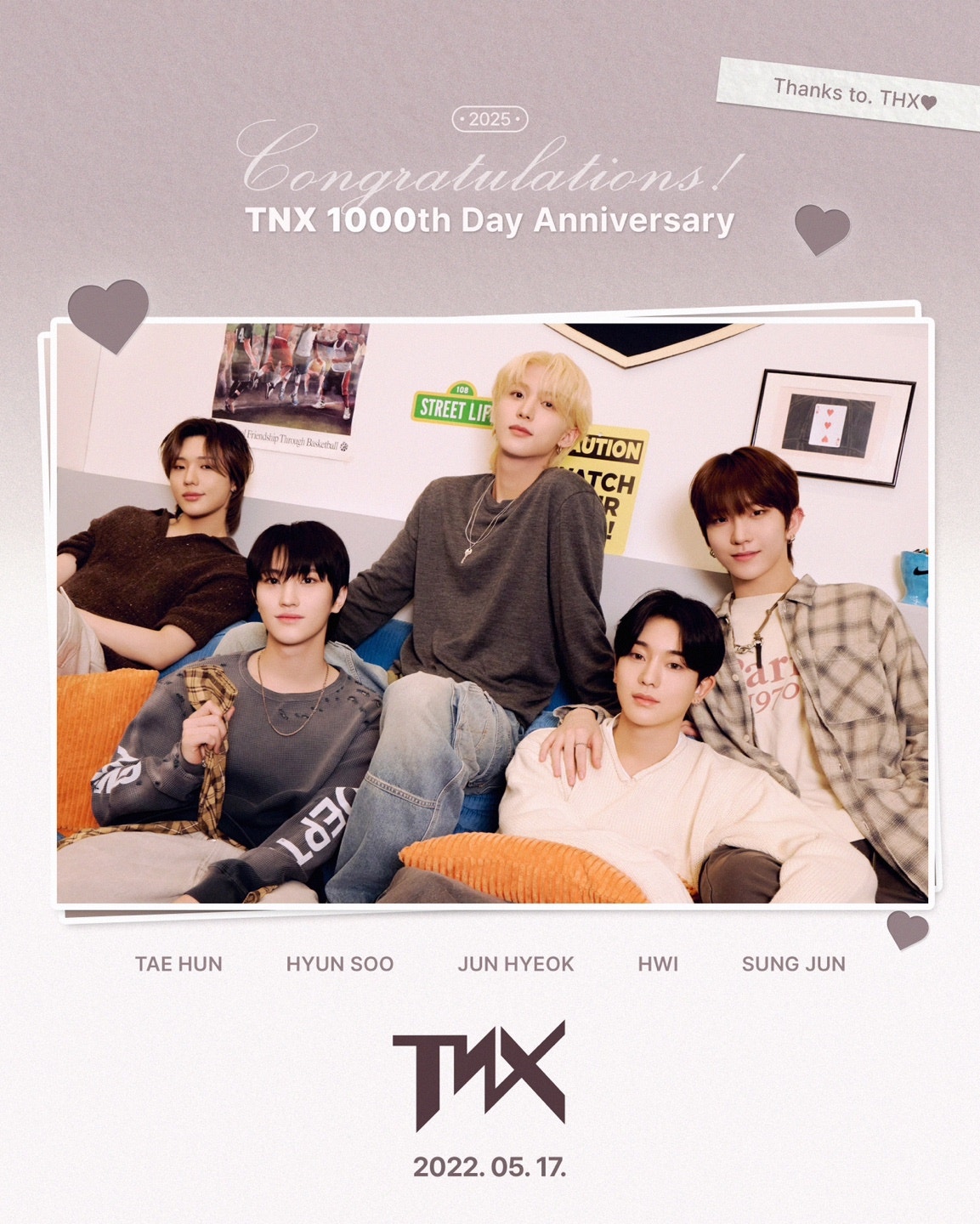 Weverse TNX Image - ♡°ஂ TNX 1000th Day Anniversary °ஂ♡