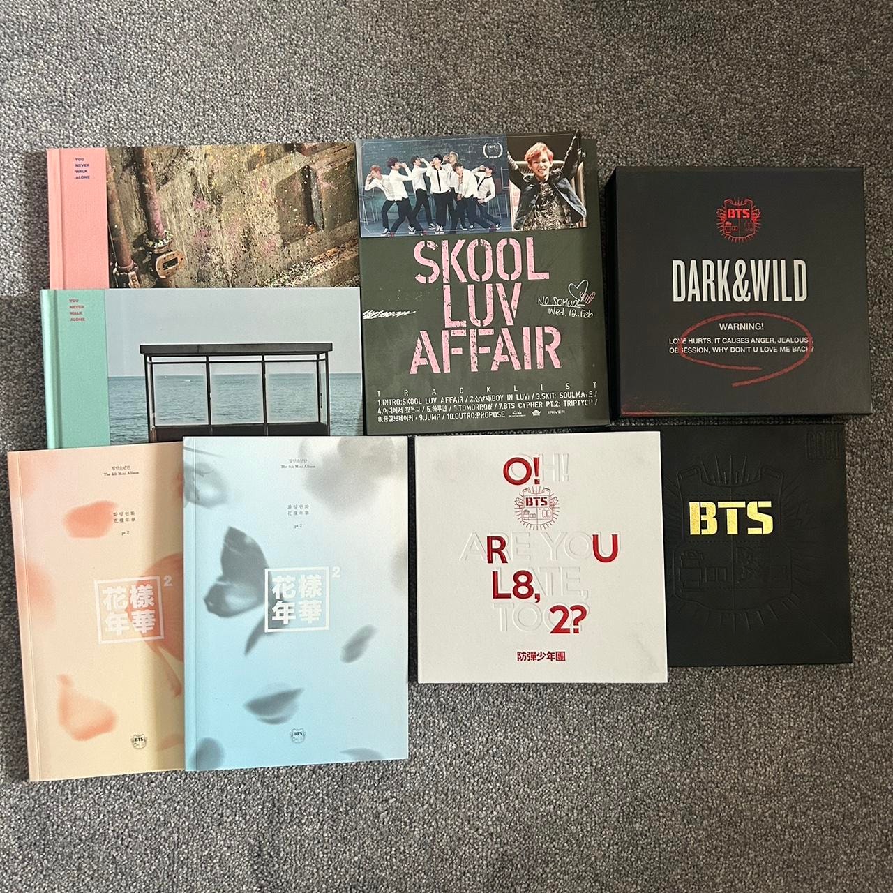 BTS Community Post - my bts album collection 💜 ️ 😍 💕 💖 💓 💜