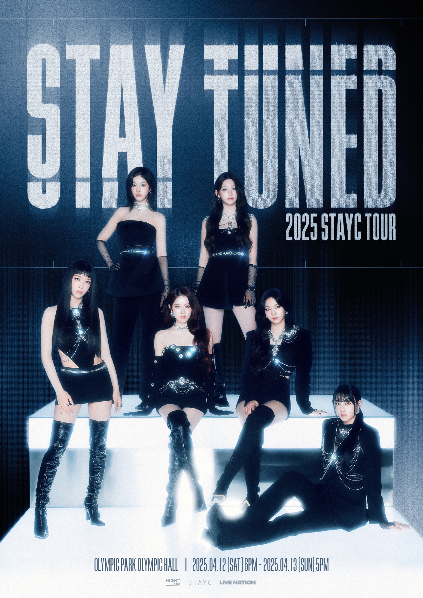 STAYC 커뮤니티 포스트 - 2025 STAYC TOUR [STAY TUNED] in SEOUL Group Poster 📍 ...
