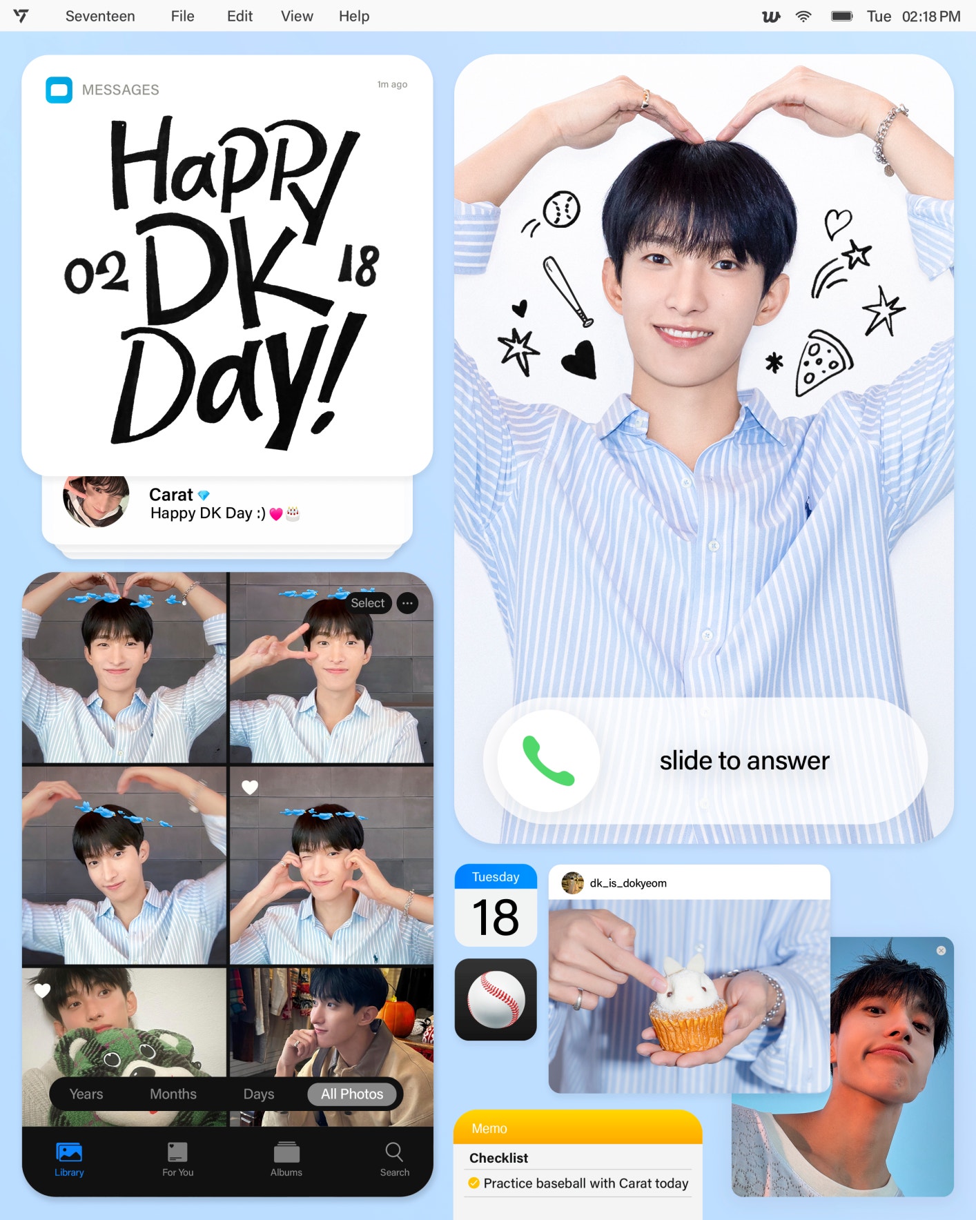 SEVENTEEN Community Post - 🐰 #HAPPY_DK_DAY 🐰 🐢 #HAPPY_VERNON_DAY 🐢 ...