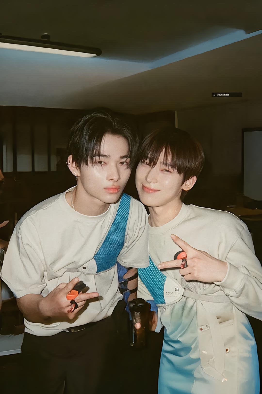 ENHYPEN Community Post - today 24 it’s sunki day 🥹🫂⭐️🤏🏻 #sunki #sunoo #niki