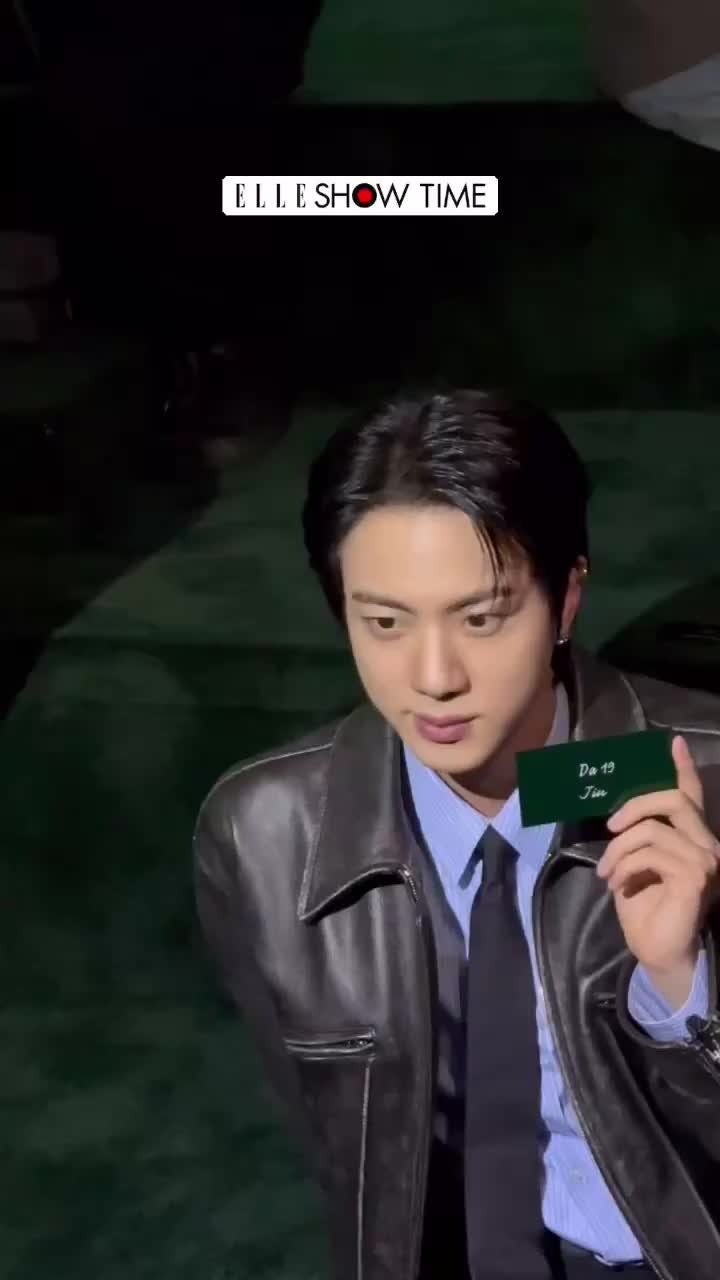 BTS Community Post - #Dear_Jin_from_ARMY #To_Jin ELLE KOREA IG POST ️💚💙 GUCCI SUPERSTAR JIN # ...