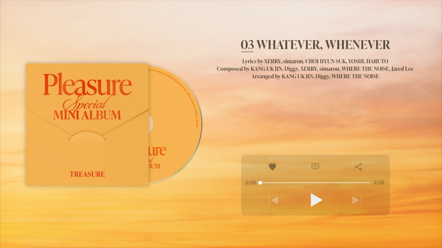 Weverse TREASURE Media - TREASURE - SPECIAL MINI ALBUM [PLEASURE] Track ...