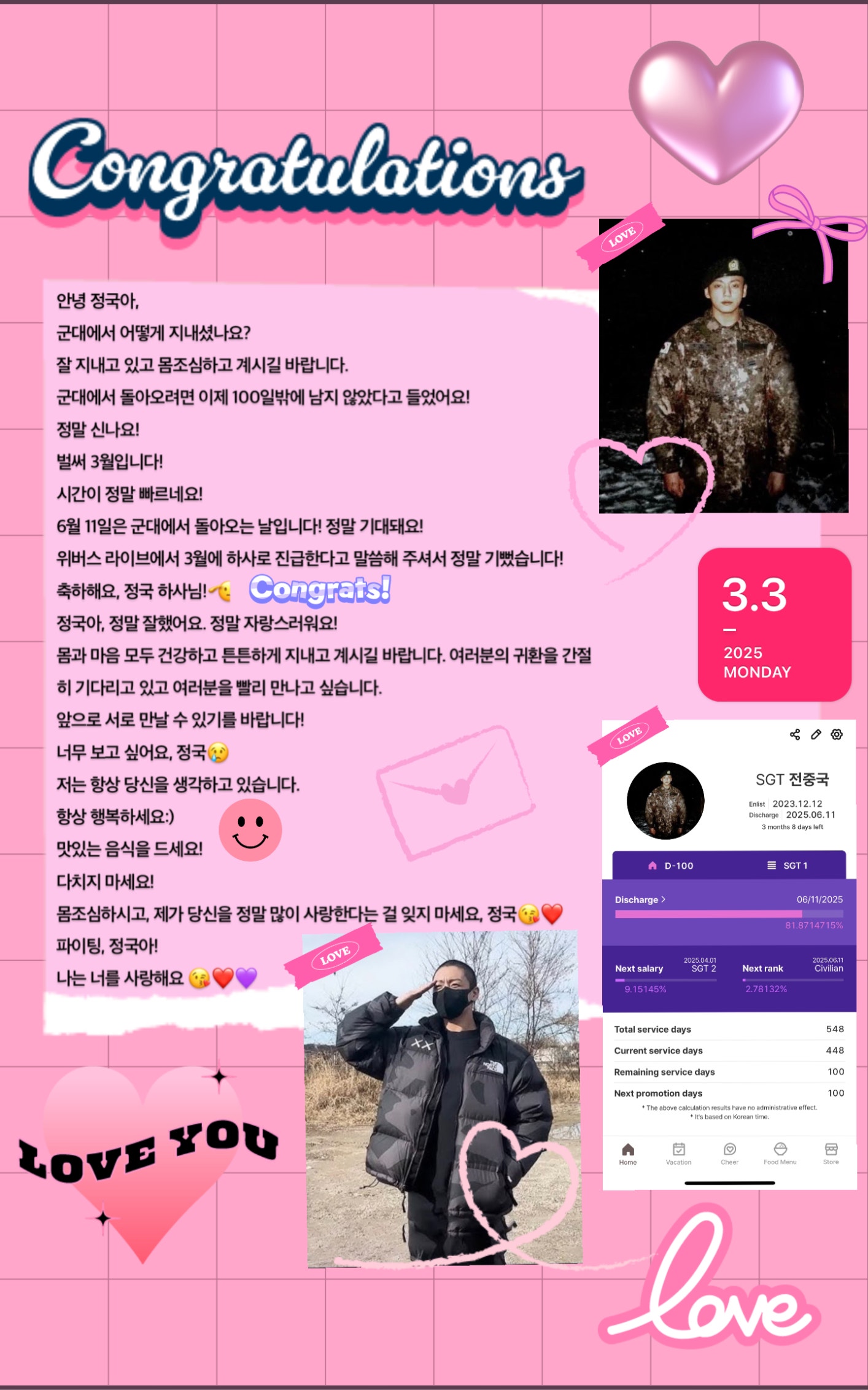 BTS Weverse Fan Letter
