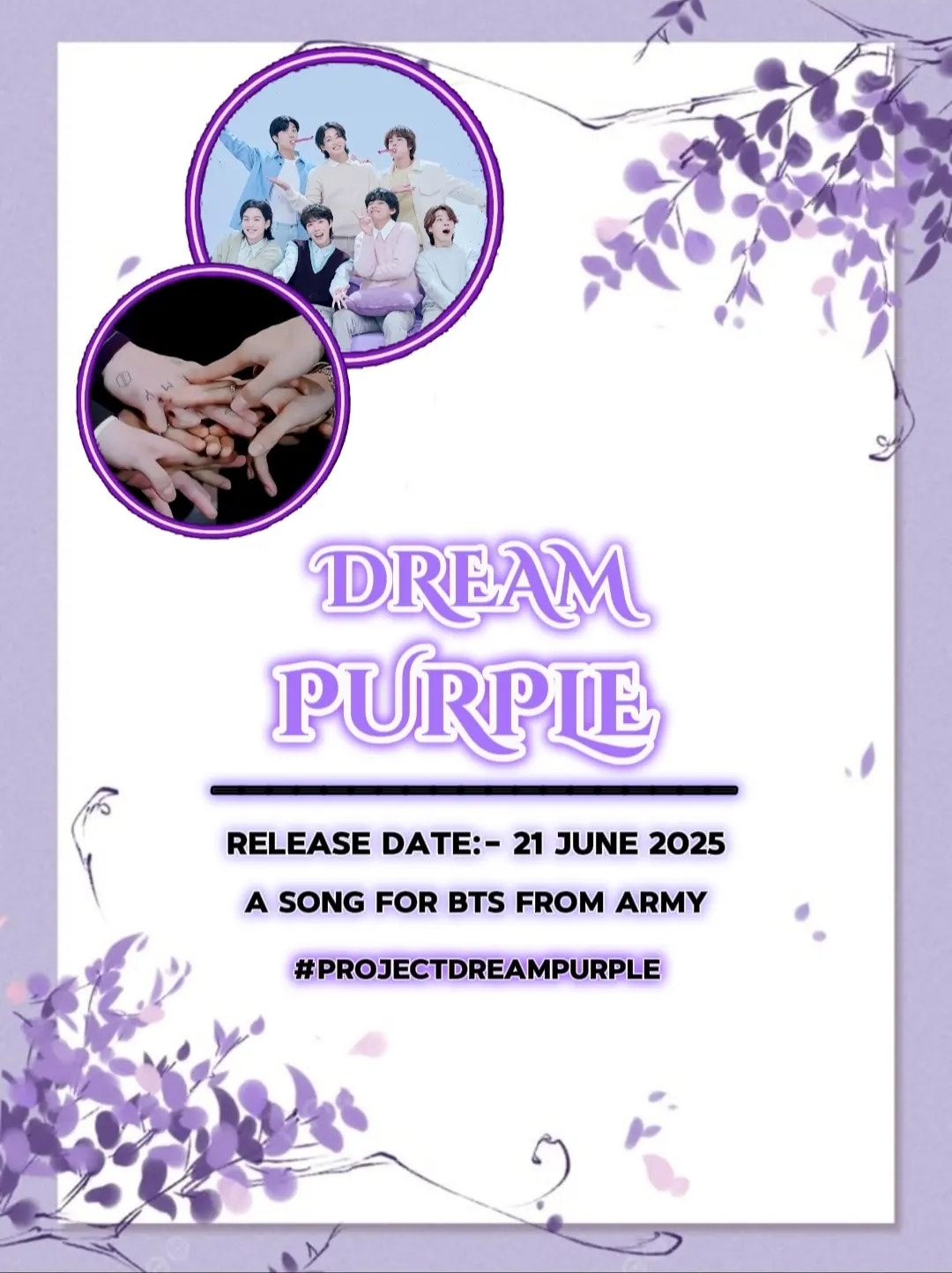 BTS Community Post - A song from ARMY to BTS 💜💜 Join us 💖💖 #ARMY