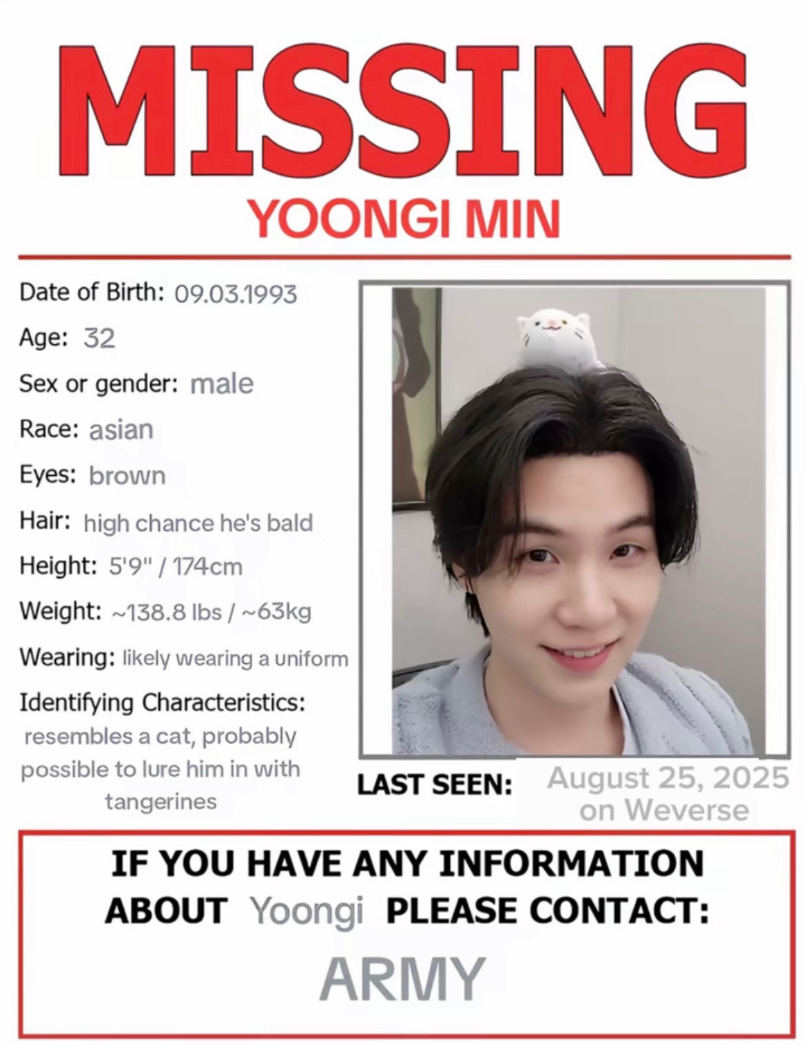 BTS Community Post - where are you??? ~ #suga