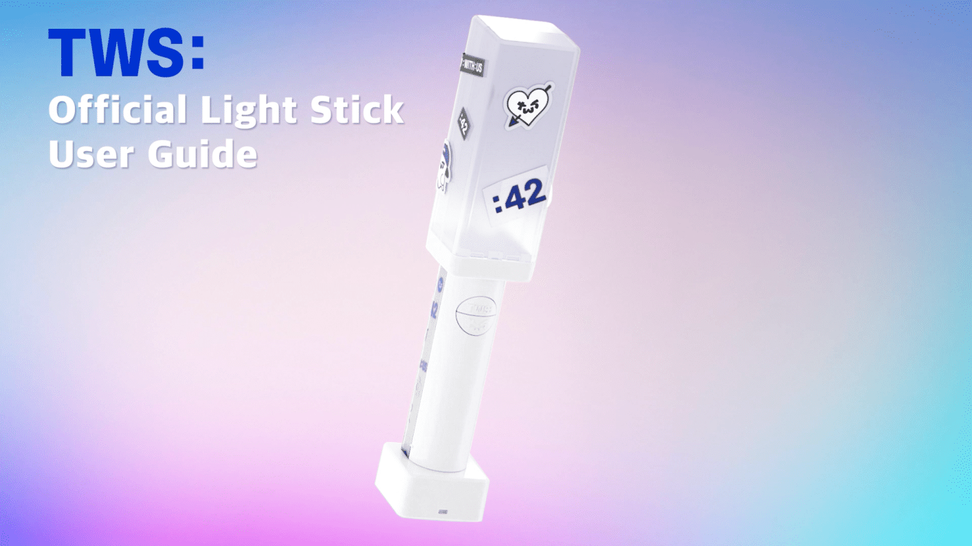 Weverse TWS Media - TWS (투어스) OFFICIAL LIGHT STICK USER GUIDE (공식 응원봉 ...
