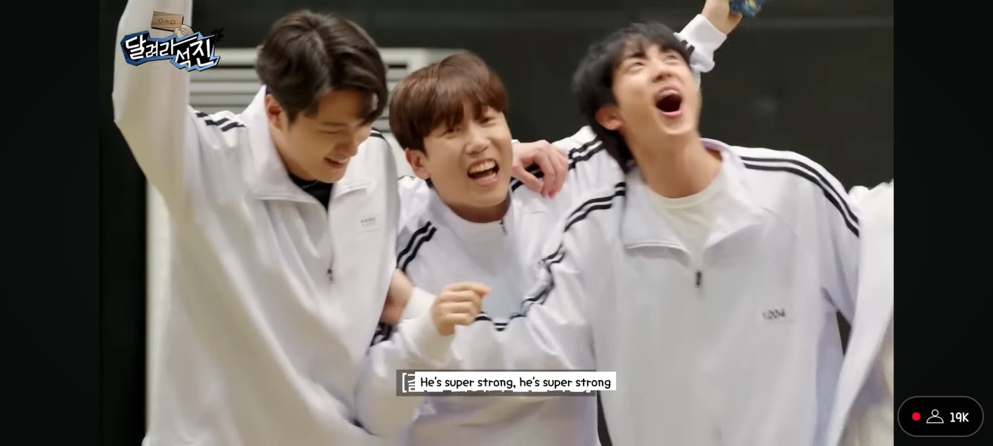 BTS Community Post - #runjin great episode. hahahaha. ☺️