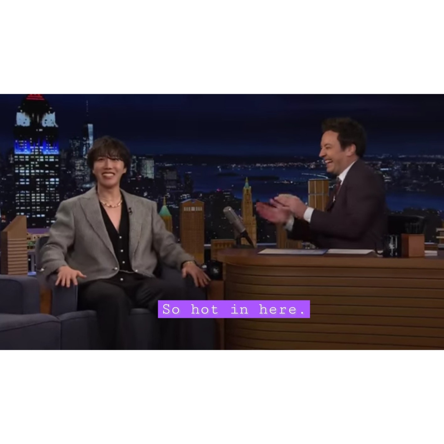 BTS Community Post - #jimmyfallon #interview Today i really enjoyed Interview! positive, bright ...