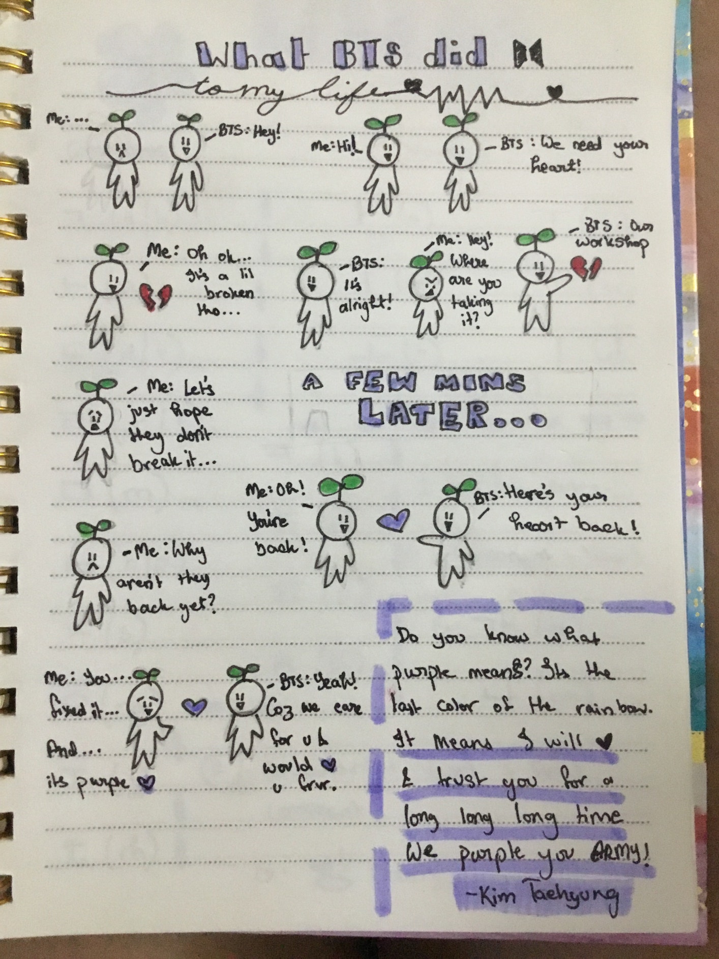 BTS Community Post - Hi guys! This is an idea for all armys to make in ...