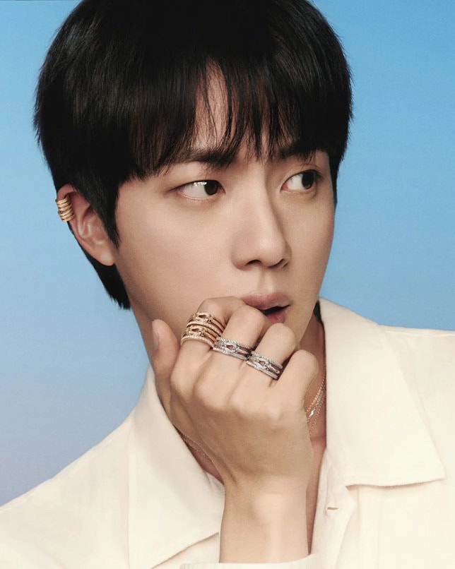 BTS Community Post - JIN || VOGUE JAPAN 🤍🩵 #BTS #JIN