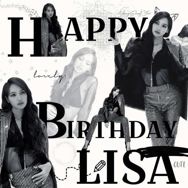 BLACKPINK Community Post - ☆Happy birthday lalisa 😭🎀🎉 ♡I love you so ...