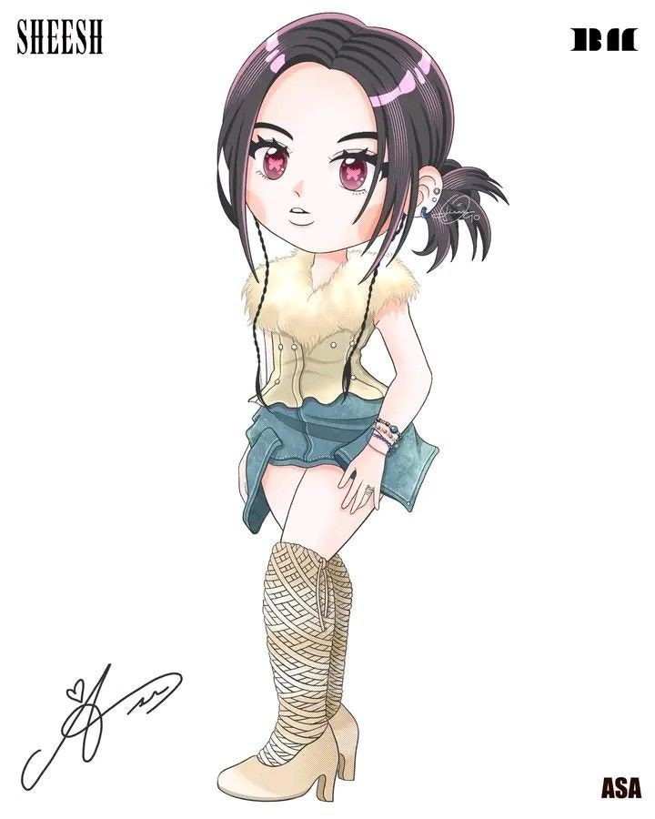 BABYMONSTER Community Post - Sheesh 2nd animated version Asa😈