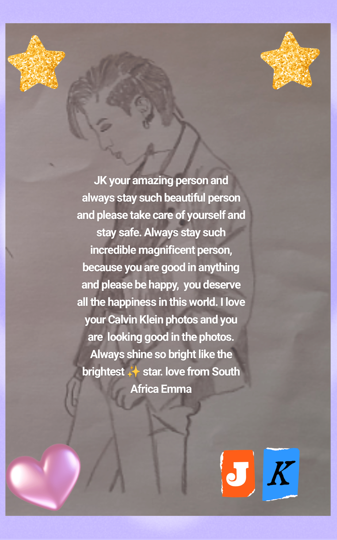 BTS Weverse Fan Letter