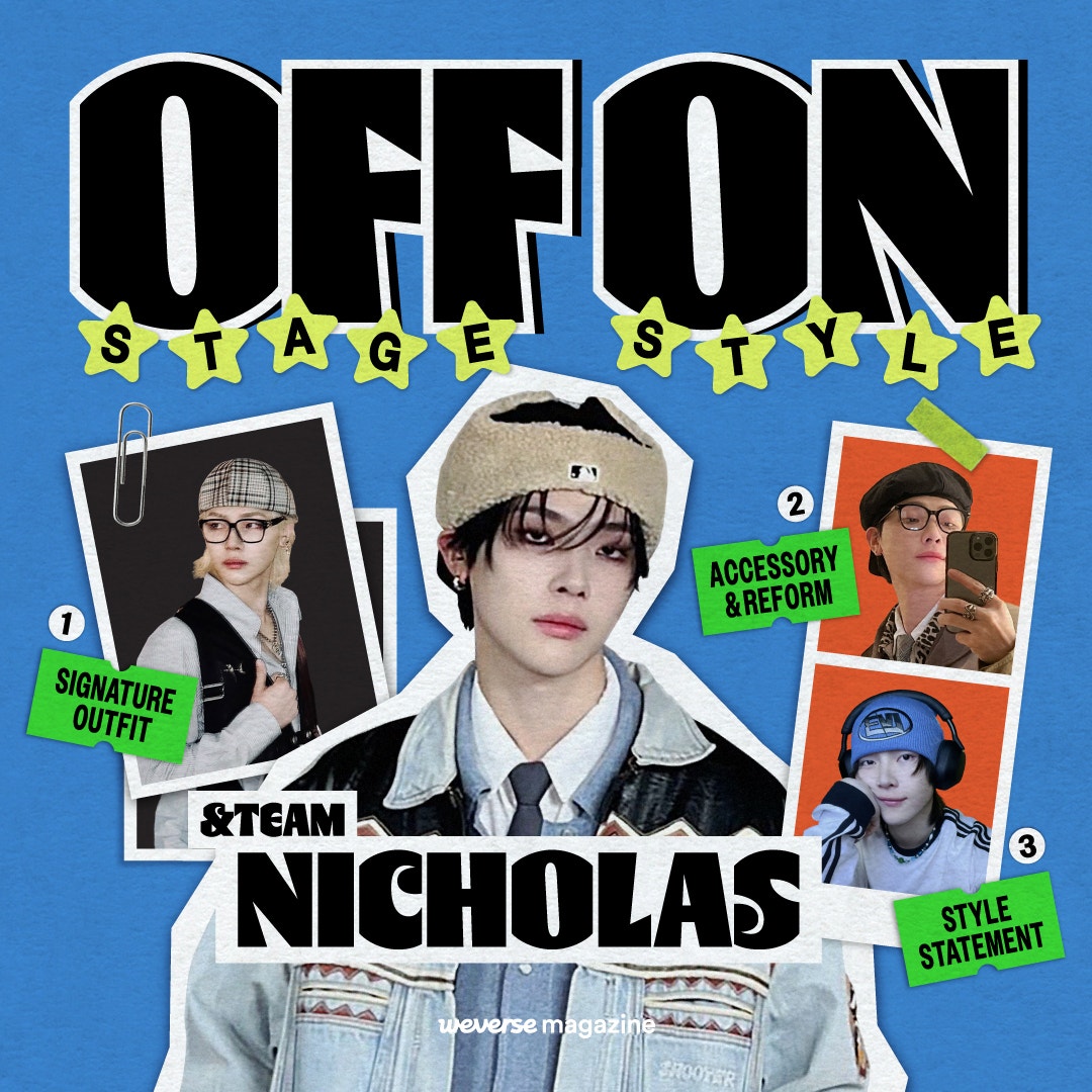 Imagen de &TEAM de Weverse - [Magazine][OFF STAGE, ON STYLE] &TEAM NICHOLAS
