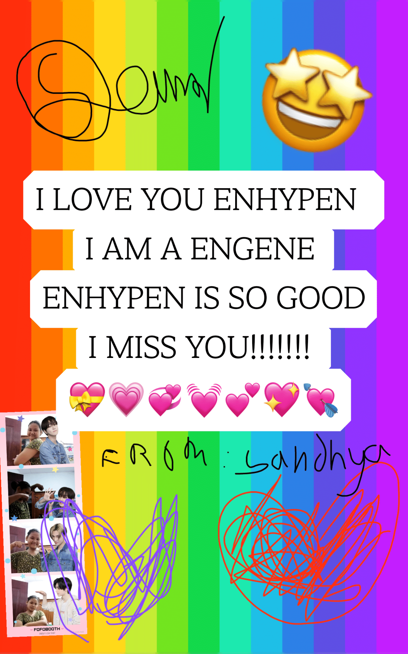 ENHYPEN Weverse Fan Letter