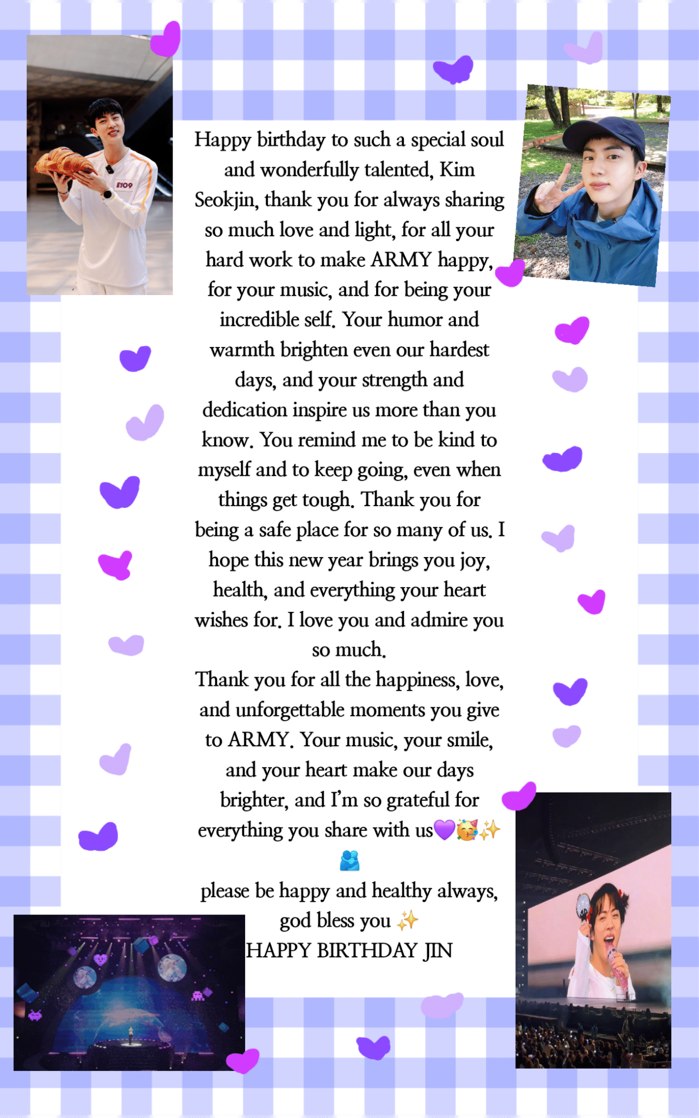 BTS Weverse Fan Letter