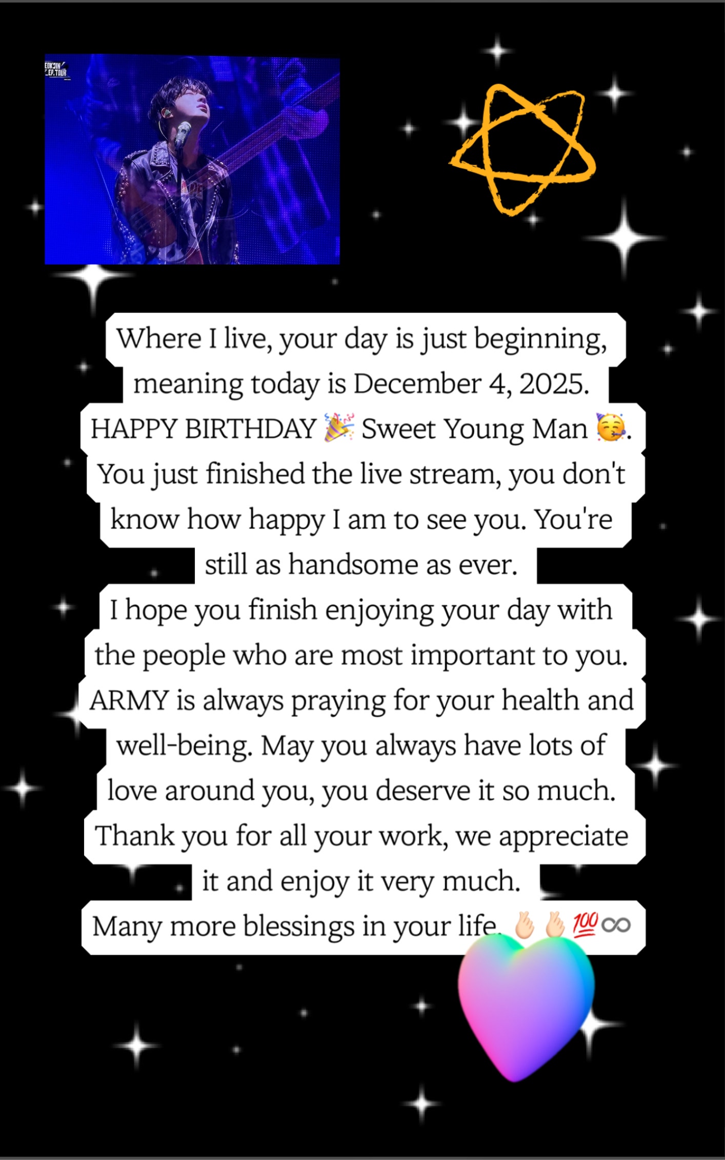 BTS Weverse Fan Letter