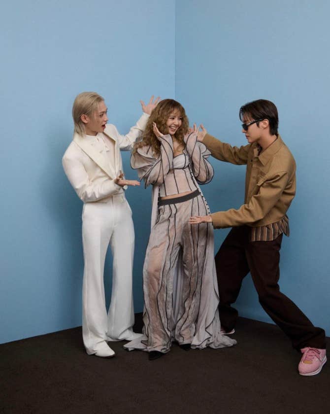 BTS Community Post - LISA with Felix and J-Hope for Louis Vuitton The ...