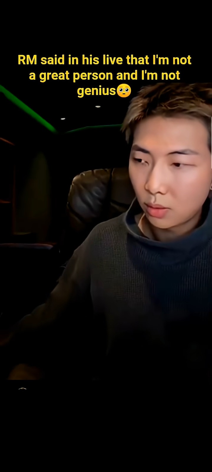 BTS Community Post - rm, are you okay? 🥺 It's really a bad thing that ...