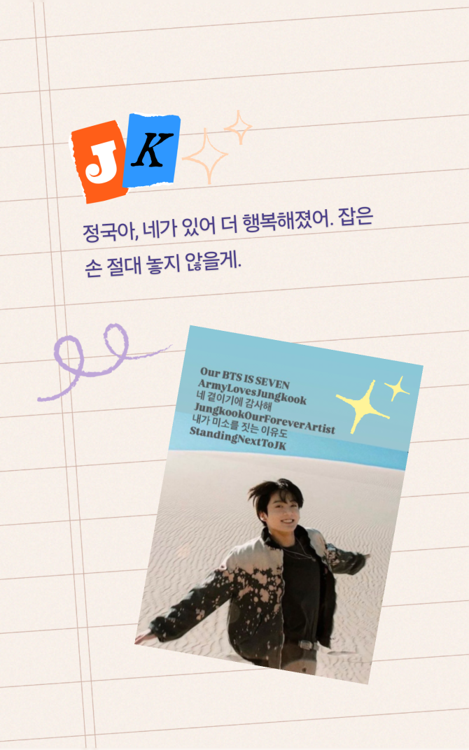BTS Weverse Fan Letter