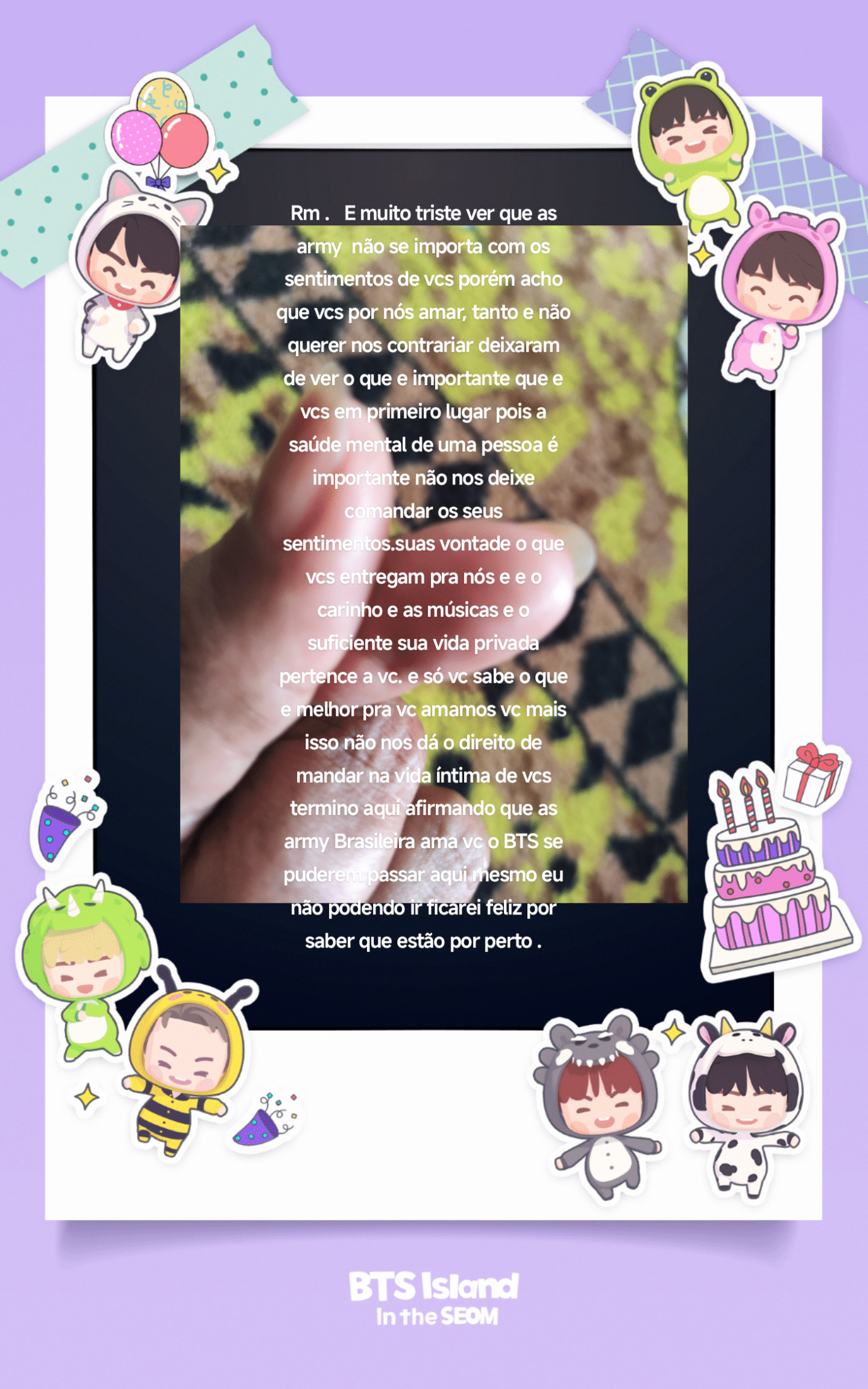 BTS Weverse Fan Letter