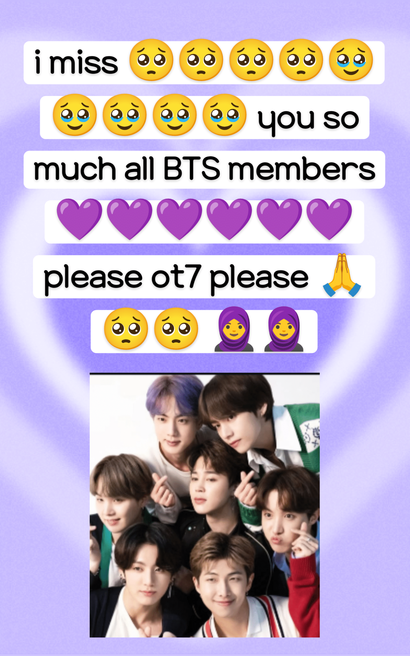 BTS Weverse Fan Letter