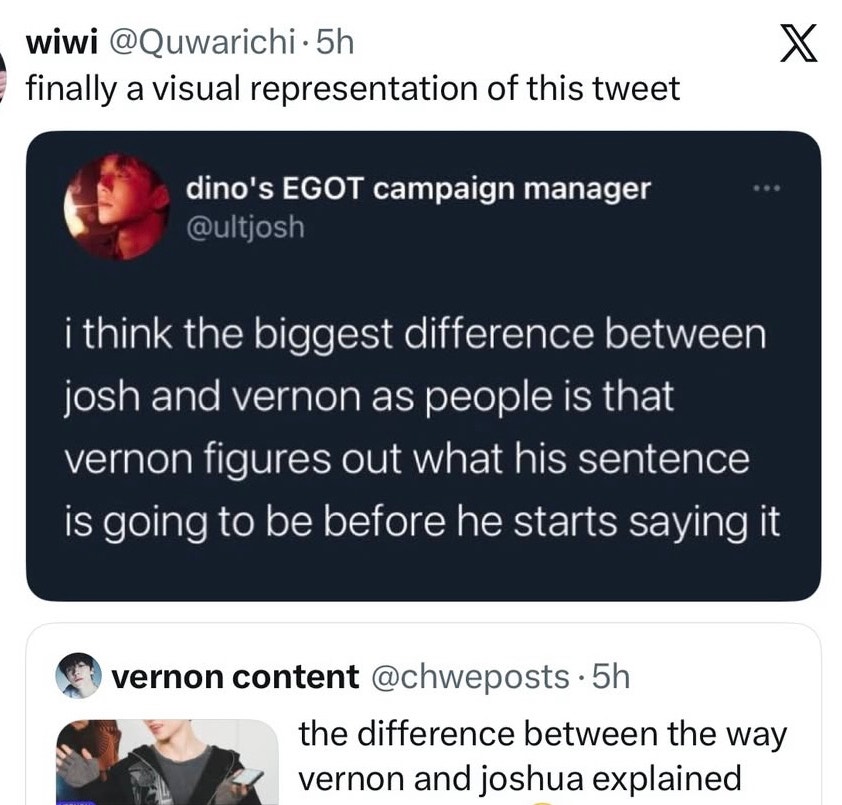 SEVENTEEN Community Post - so sorry Joshua but this is exactly the ...