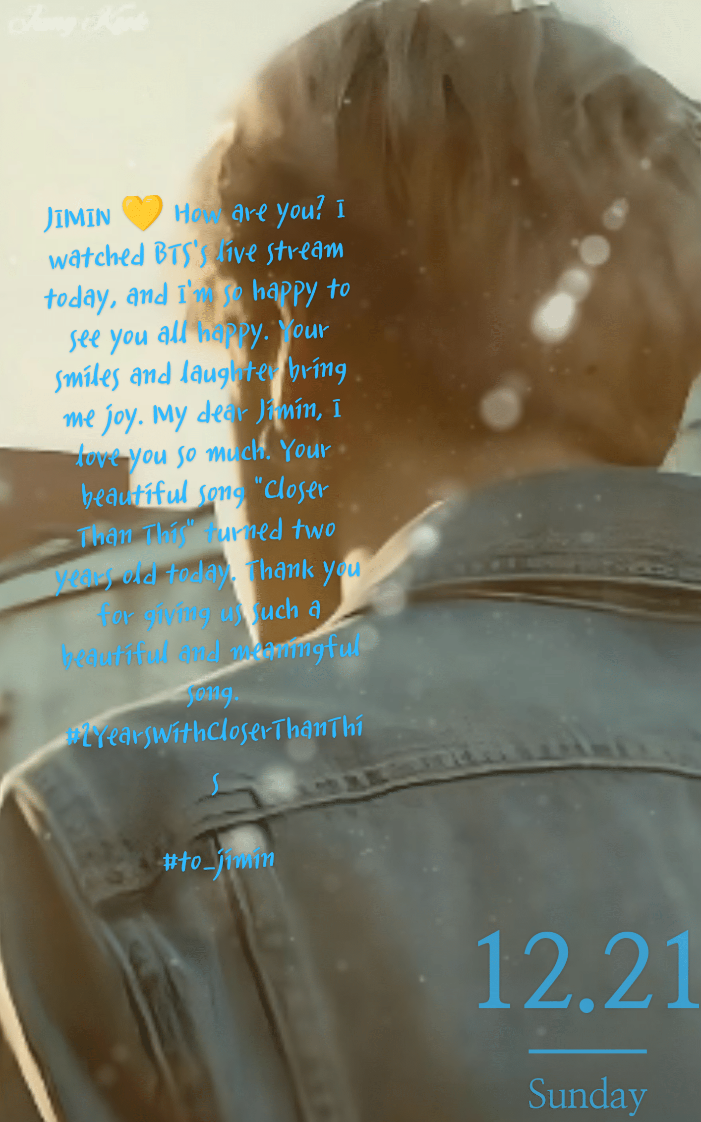 BTS Weverse Fan Letter