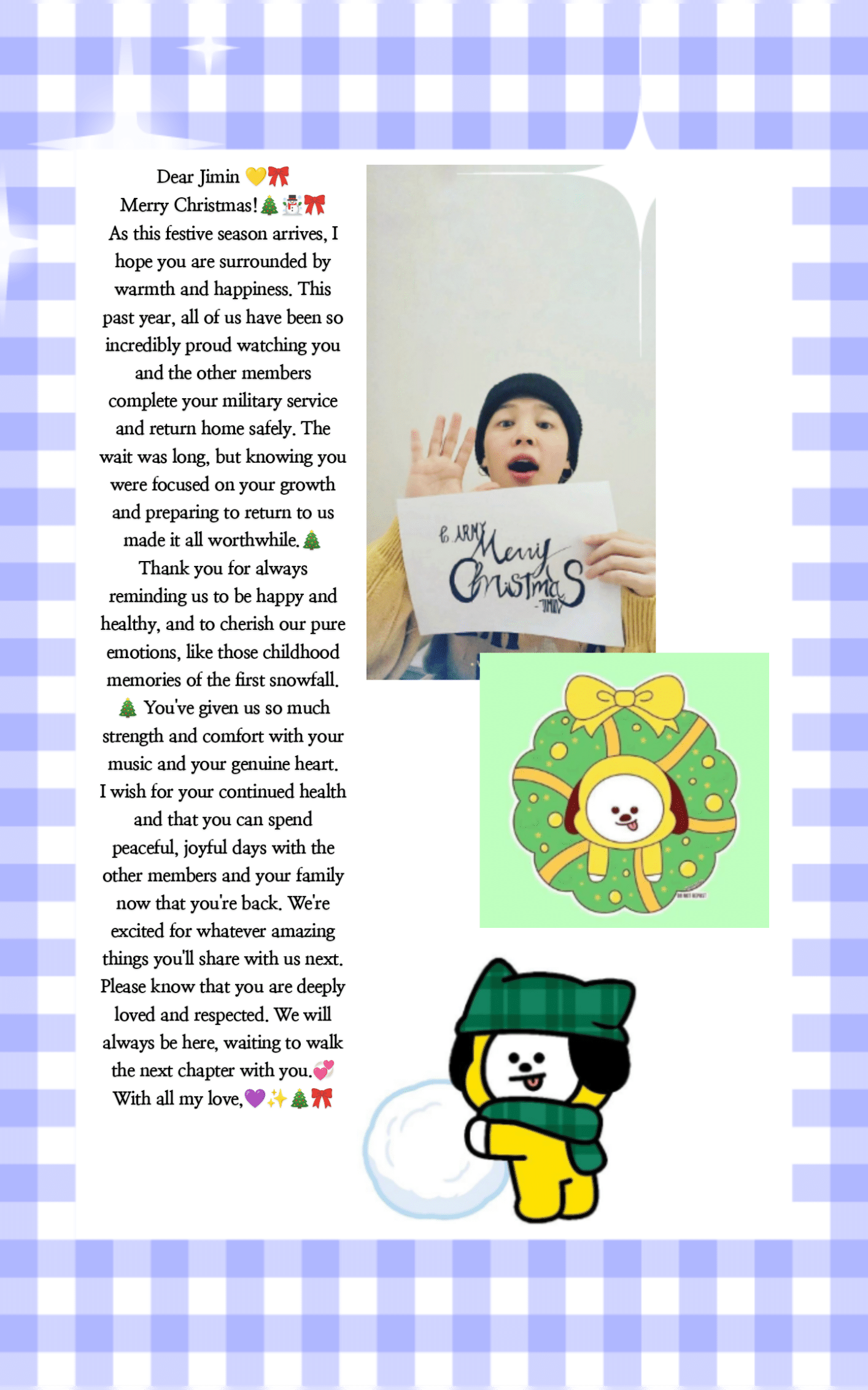 BTS Weverse Fan Letter