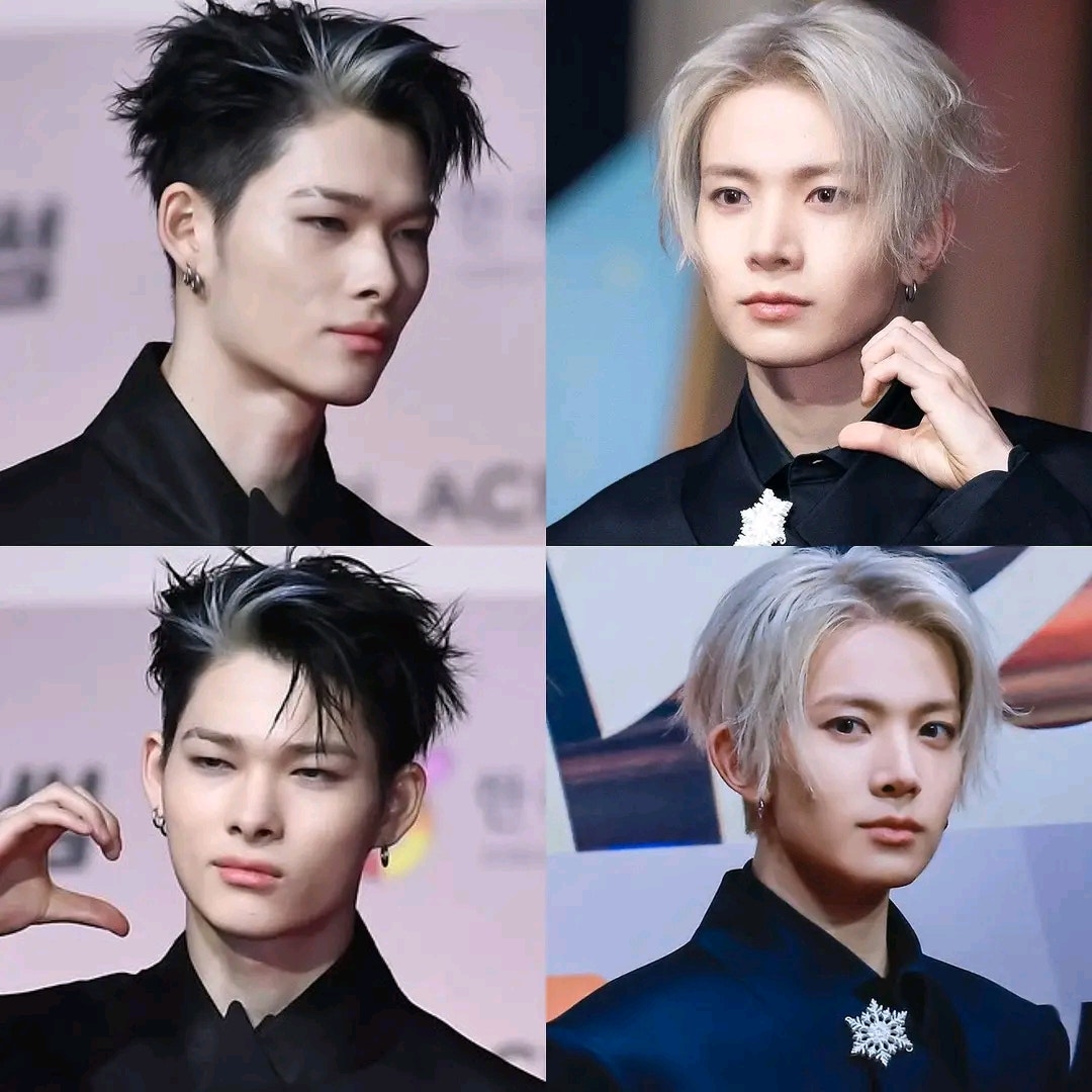ENHYPEN Community Post - oreo hair ni-ki ♡ silver hair heeseung