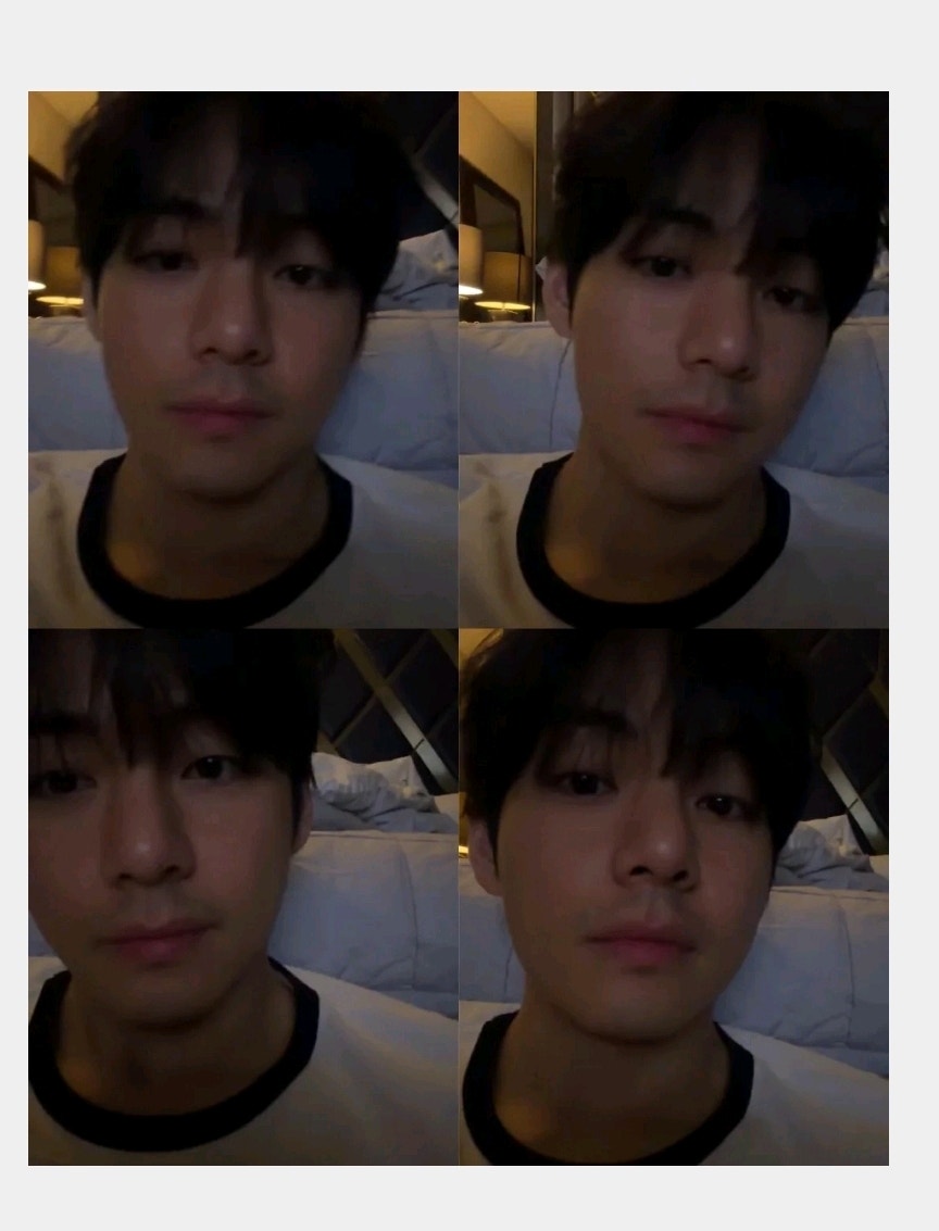 BTS Community Post - Tae oppa looks hot in slight beard 🤭☺️