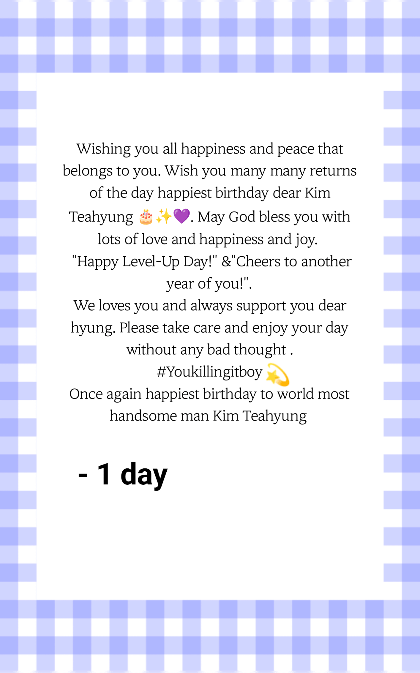 BTS Weverse Fan Letter