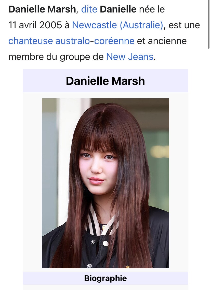 KATSEYE Community Post - ... 😞 (translation : Danielle Marsh, known as ...