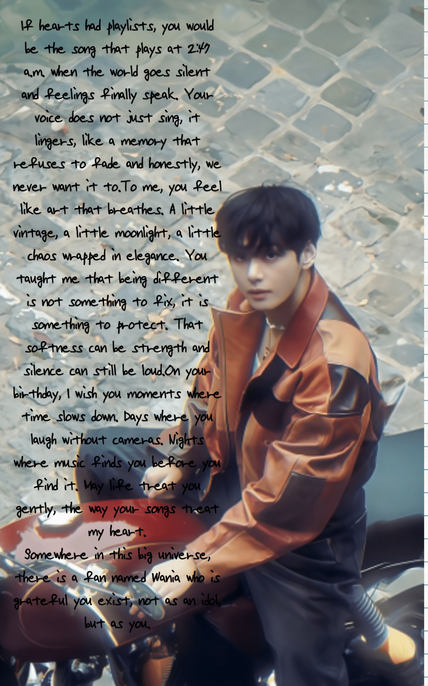 BTS Weverse Fan Letter