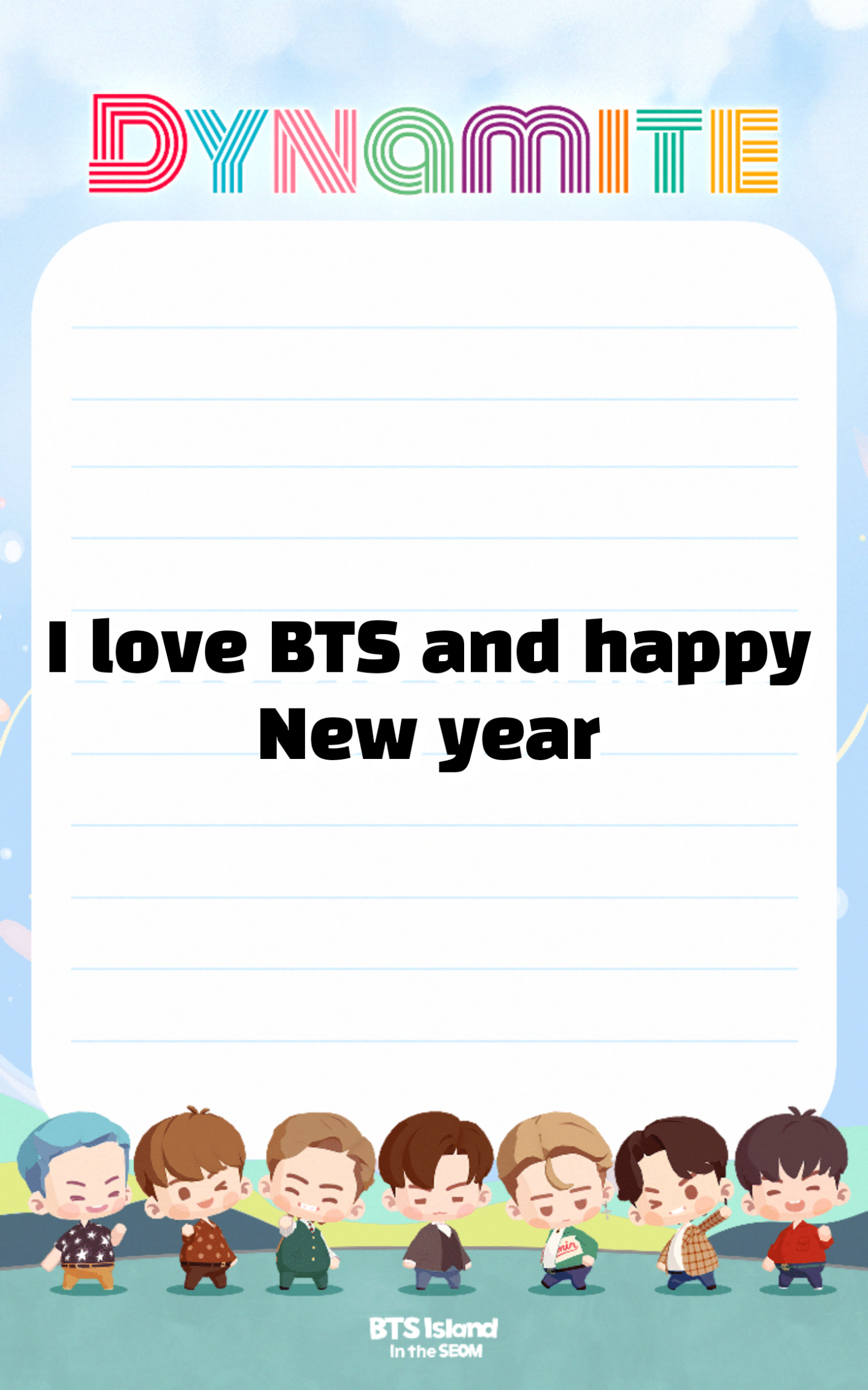 BTS Weverse Fan Letter