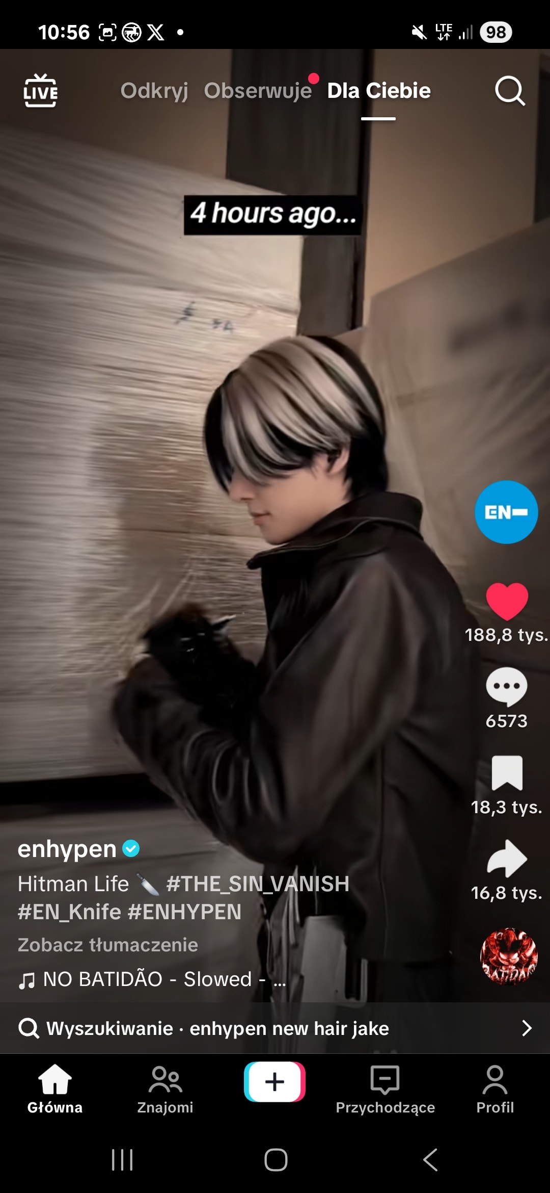 ENHYPEN Community Post - ️JAKE OREO HAIR????😯 :: 🤭I didn't expect that🤗 ...