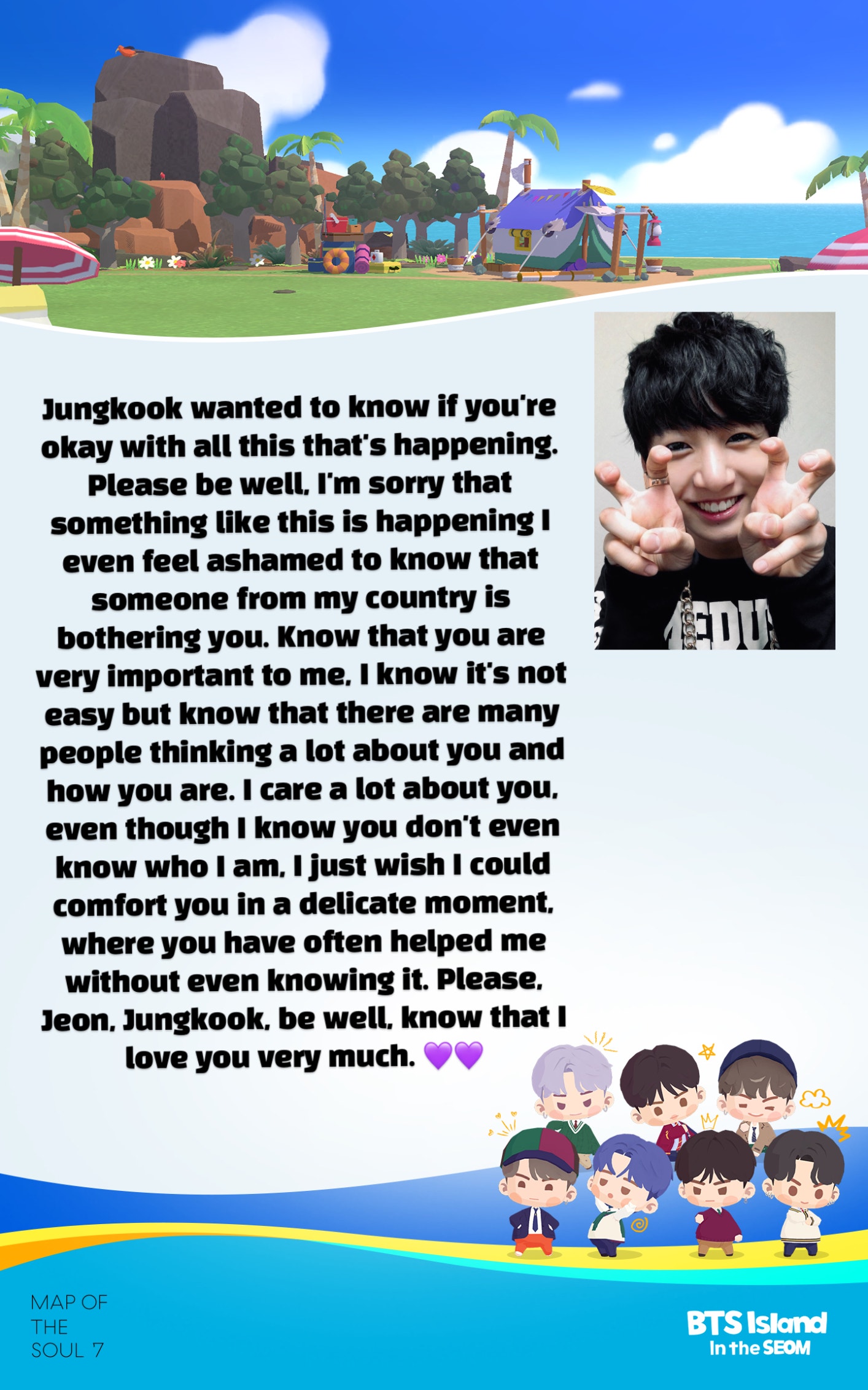 BTS Weverse Fan Letter