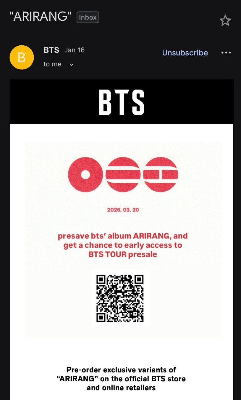 BTSコミュニティの投稿 - ARMY!!!! If you pre save BTS’ new album on spotify, you ...